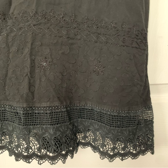 Sakkas | Dresses | Sakkas Cottonrayon Swing Dress With Embroidering ...